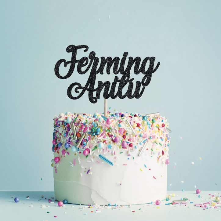 Kökutoppur, Sérmerking: Ferming/Nafn, 9 litir í boði - Partýbúðin